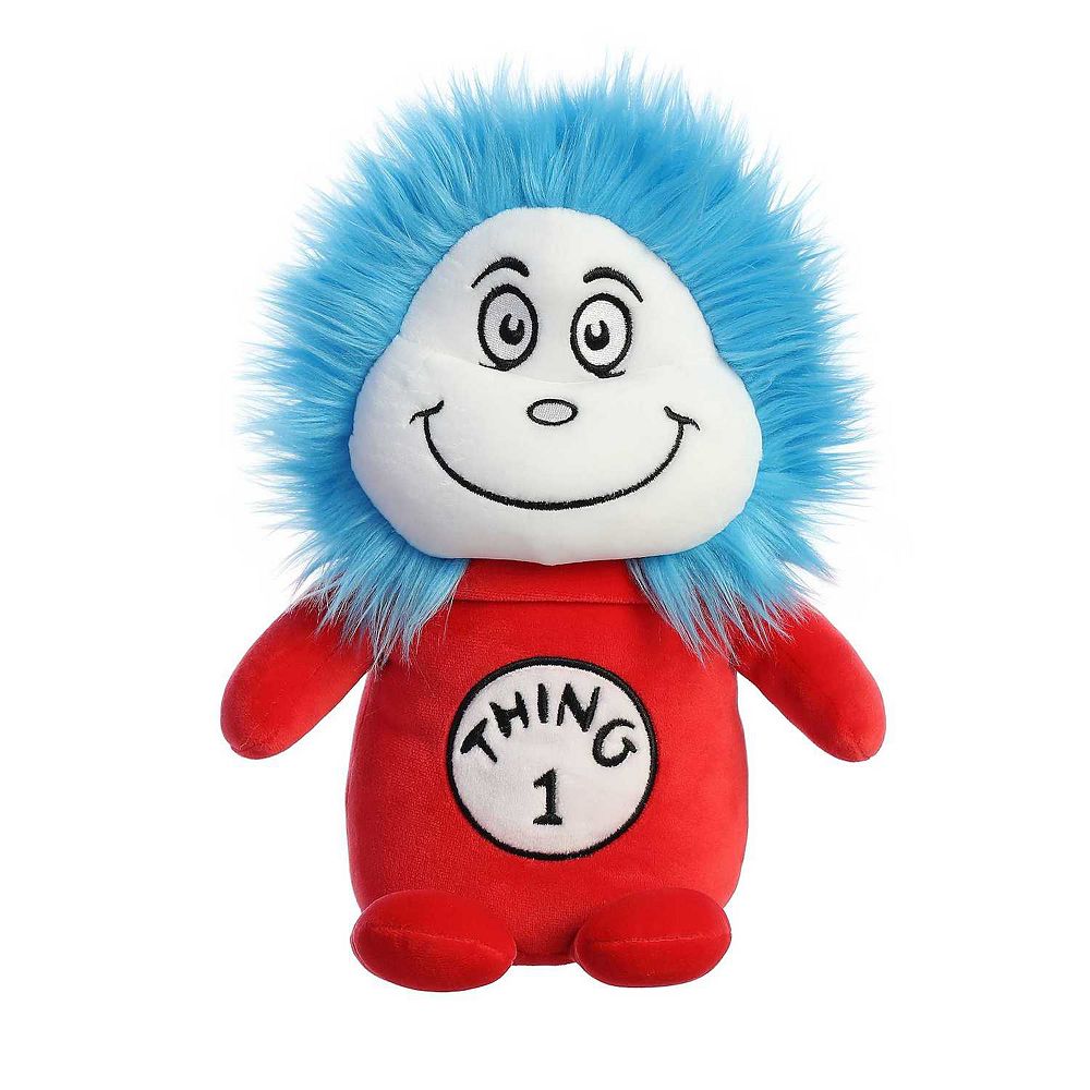 Aurora Medium Red Dr. Seuss 9.5" Squishy Thing 1 Whimsical Stuffed Animal