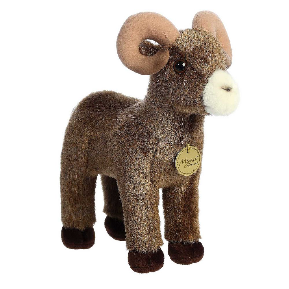 Aurora Medium Brown Miyoni 11" Bighorn Sheep Adorable Stuffed Animal