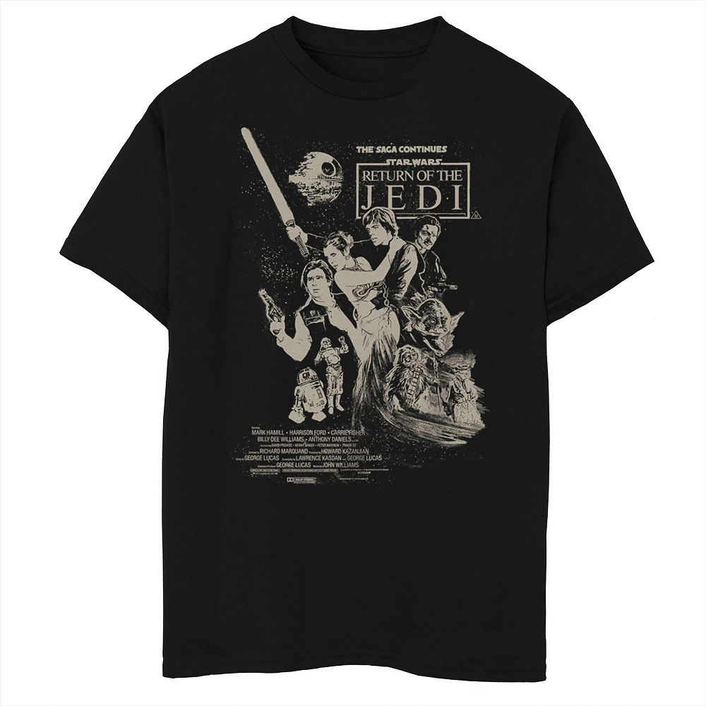 Boys Star Wars Return Of The Jedi Husky Graphic Tee