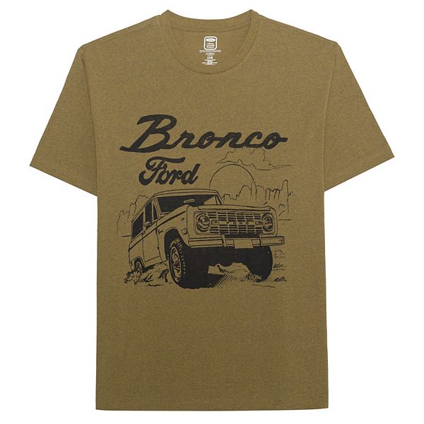 Big & Tall Ford Bronco Vintage Off Road Crewneck Graphic Tee