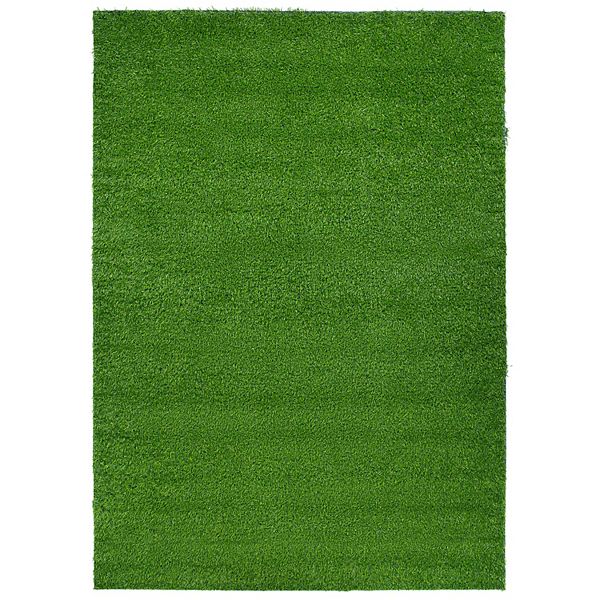 World Rug Gallery Artificial Solid Grass Area Rug