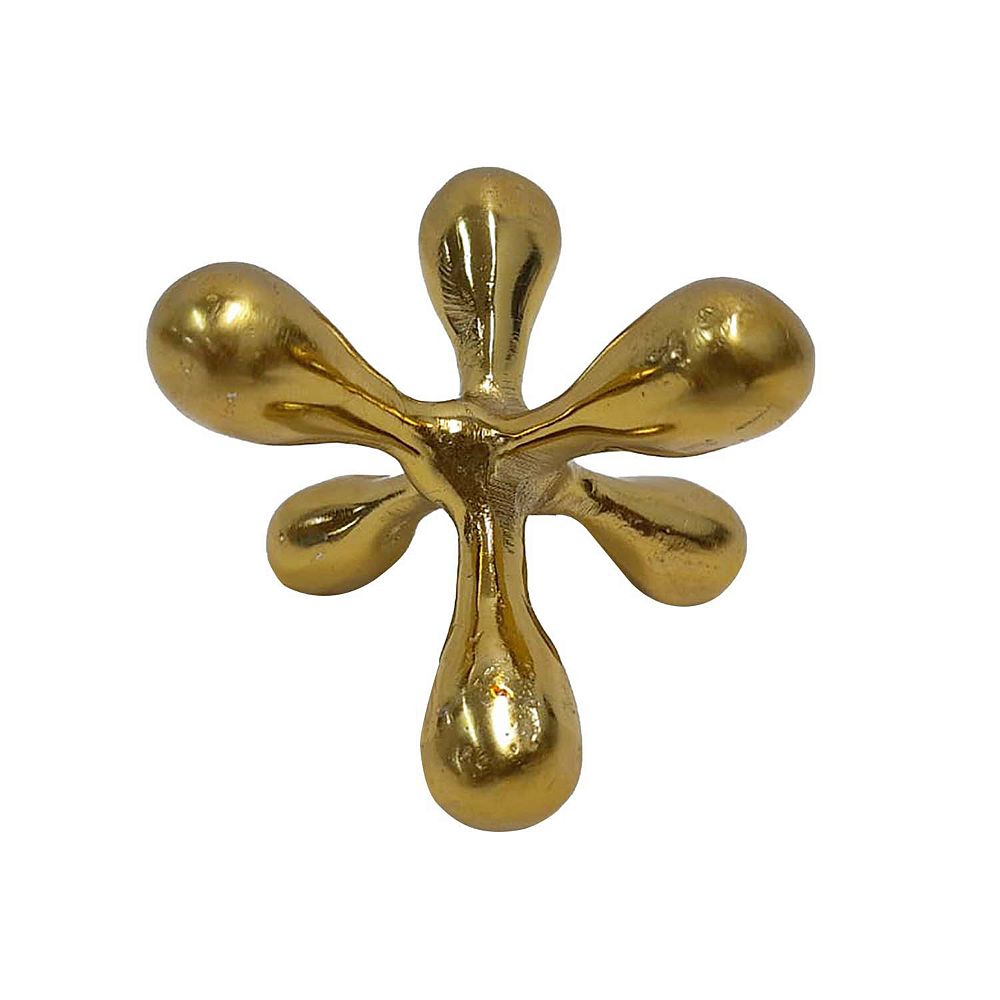 Everyday Decor Modern Jack Brass Table Decor