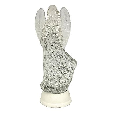 St. Nicholas Square® Holiday Shimmer LED Angel Snow Globe Table Decor