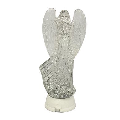St. Nicholas Square® Holiday Shimmer LED Angel Snow Globe Table Decor