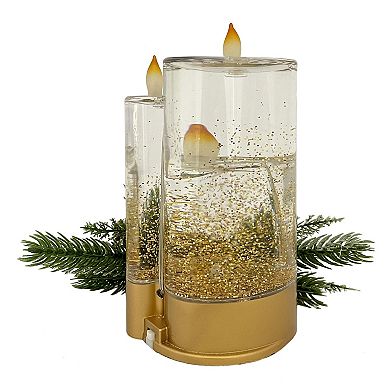 St. Nicholas Square® Holiday Shimmer 3 LED Candle Table Decor