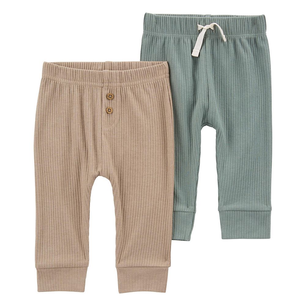 Baby Carter's 2-Pack Pull-On Drop Needle Pants