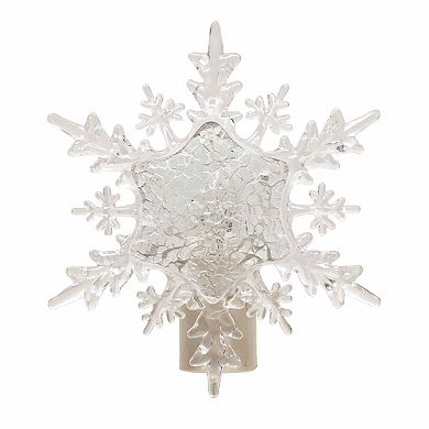 St. Nicholas Square® Glass Snowflake Night Light