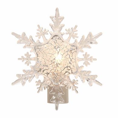 St. Nicholas Square® Glass Snowflake Night Light