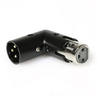 Lyxpro Xlr Angle Adapter, Male & Female 90 Degree Xlr Elbow