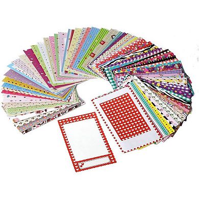 Zink Colorful, Fun & Decorative Border Stickers For 4" X 6" Photo Paper