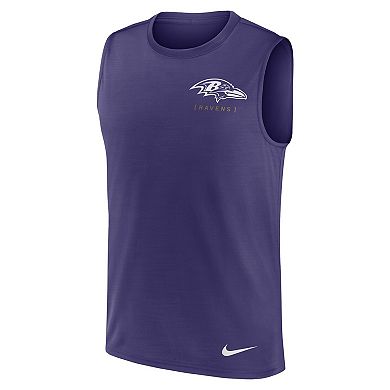 Men's Nike Purple Baltimore Ravens Muscle Tank Top