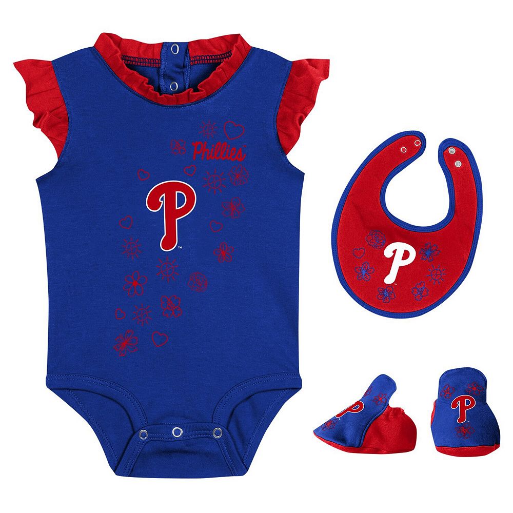 Girls Newborn & Infant Fanatics Royal Philadelphia Phillies Happy ...