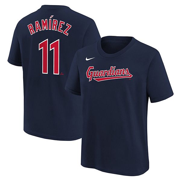 Youth Nike Jose Ramirez Navy Cleveland Guardians Home Player Name ...