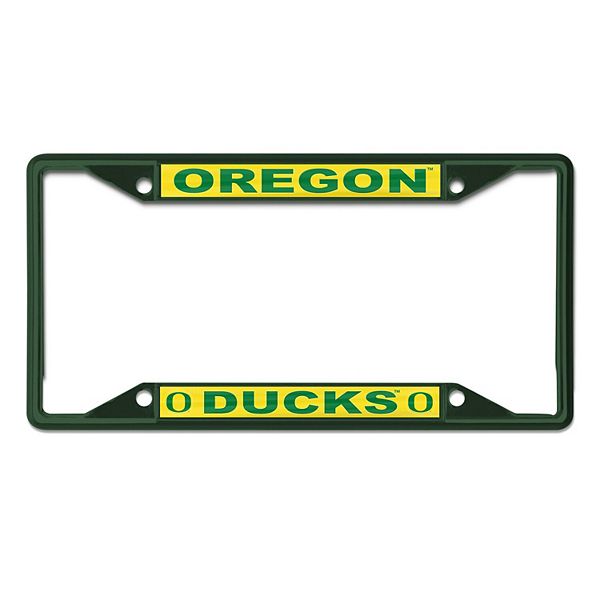 WinCraft Oregon Ducks Chrome Colored License Plate Frame