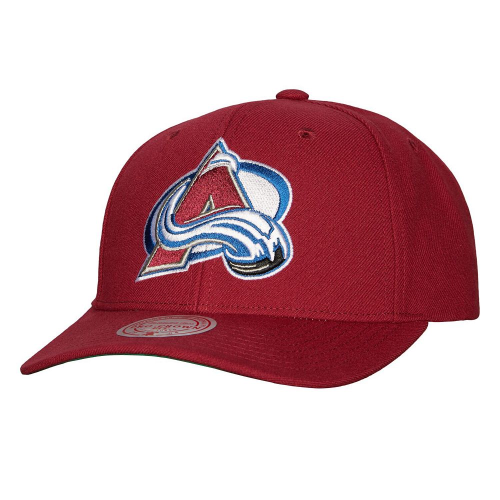 Men's Mitchell & Ness Burgundy Colorado Avalanche Team Ground Pro ...