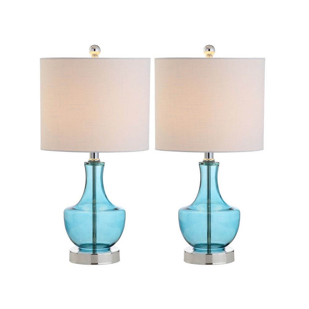Colette Mini Glass Led Table Lamp (set Of 2)