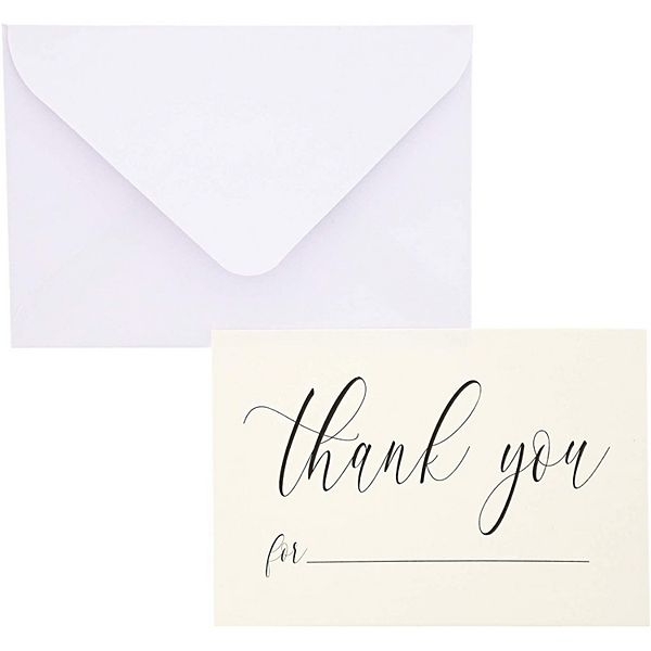 48 Pack Thank You Cards Bulk, Thank You Notes With Envelopes All ...