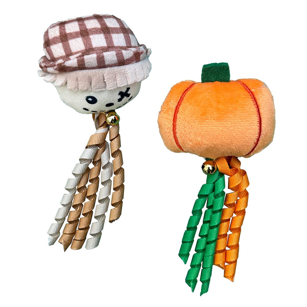 Meow Pumpkin & Scarecrow Cat Toys
