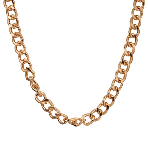 LC Lauren Conrad Gold Tone Curb Chain Necklace LC Lauren Conrad Gold Tone Curb Chain Necklace