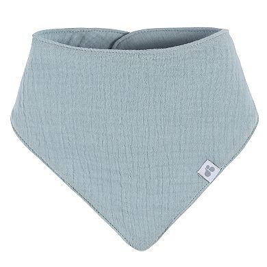 Baby Just Born® 4 Pack Solid Muslin Bandana Bibs