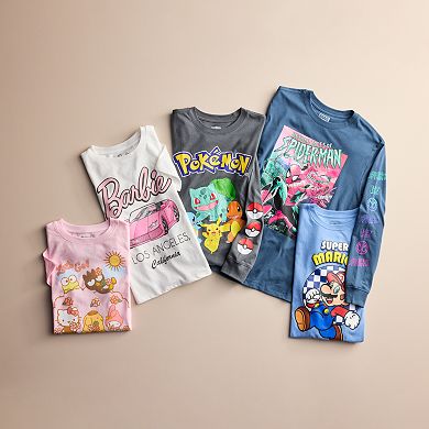 Girls Barbie Car Graphic Tee