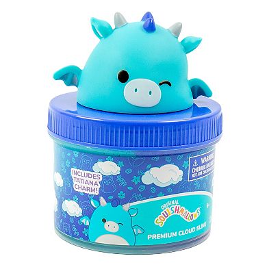 Squishmallows Tatiana The Dragon Premium Blue Raspberry Scented Slime
