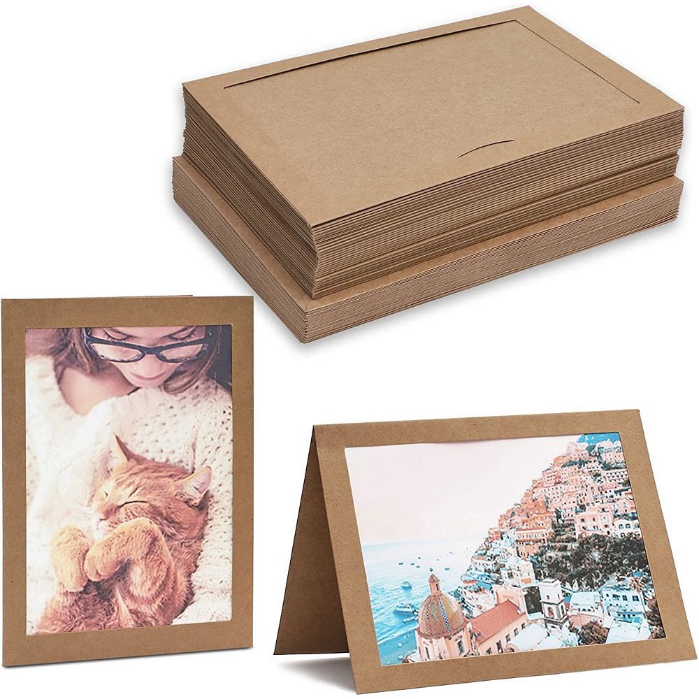 36 Pack Photo Insert Note Cards Greeting Picture Frame Cards And ...