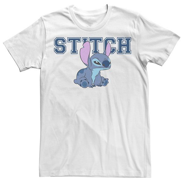 Disney's Lilo & Stitch Angry Sitting Stitch Juniors' Boyfriend Graphic Tee