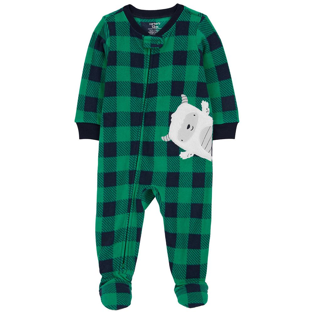 Baby & Toddler Boy Carter's Abominable Snowman Fleece Footie Pajamas