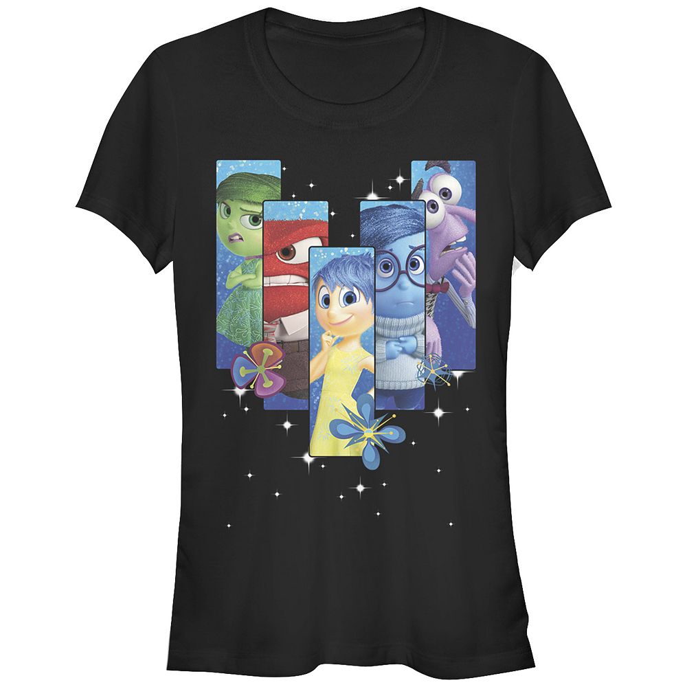 Disney's Inside Out Emotions Banners Juniors' Graphic Tee