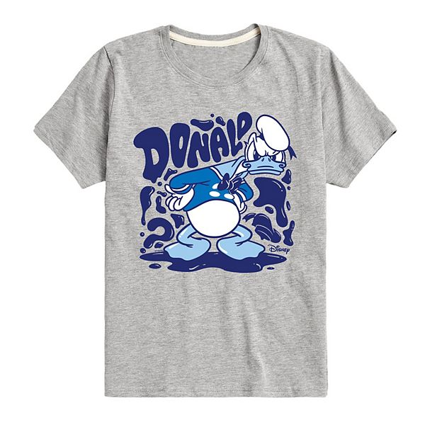 Disney's Mickey Mouse & Friends Donald Duck Boys 8-20 Drip Graphic Tee