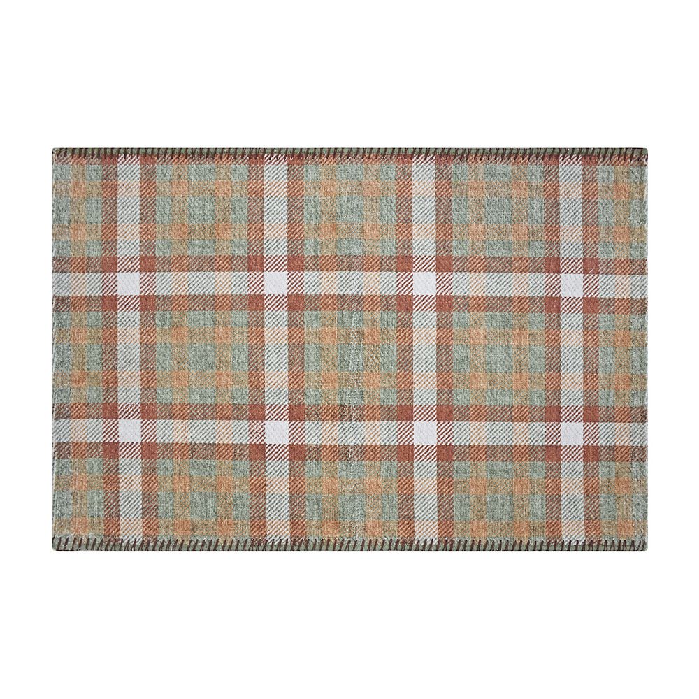 Celebrate Together™ Fall Harvest Plaid Washable Rug