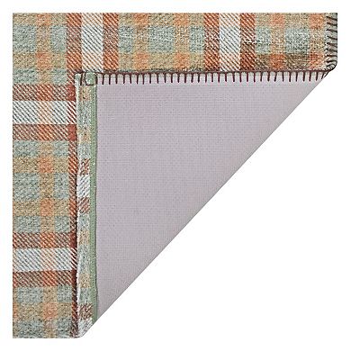 Celebrate Together™ Fall Harvest Plaid Washable Rug