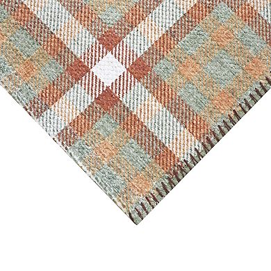 Celebrate Together™ Fall Harvest Plaid Washable Rug