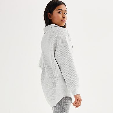 Girls 7-16 Limited Too Textured Waffle Shacket