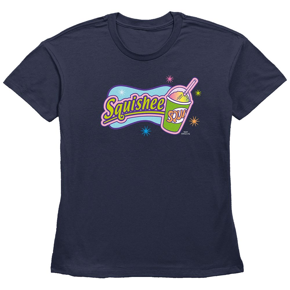 Women's The Simpsons Squishee Logo Basic Fit Graphic Tee