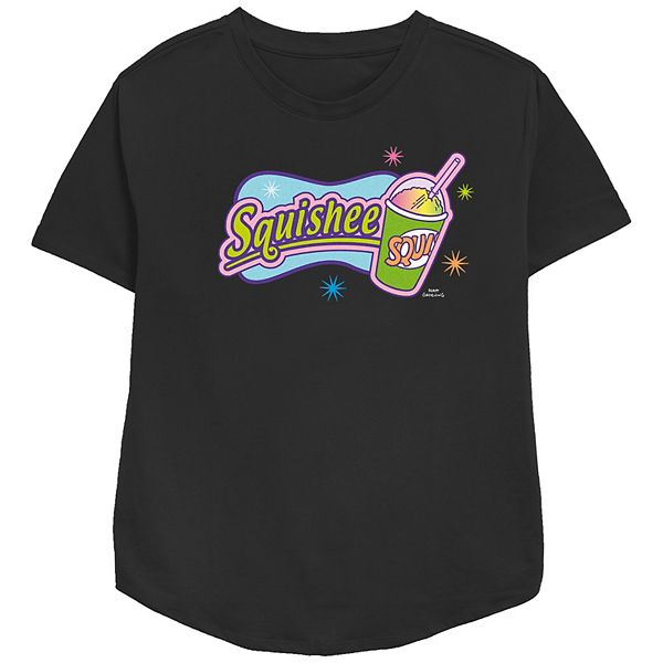 Women's The Simpsons Squishee Logo Relaxed Fit Graphic Tee