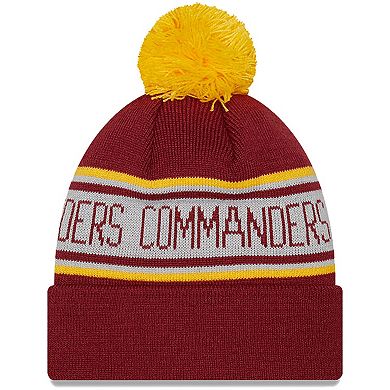 Preschool New Era Burgundy Washington Commanders Repeat Cuffed Knit Hat ...