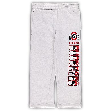 Preschool Heather Gray/Scarlet Ohio State Buckeyes Playmaker Pullover ...