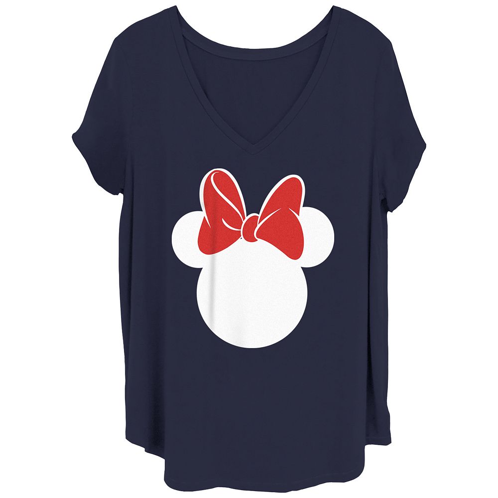 Disney's Minnie Mouse Silo Classic Repeat Juniors' Plus Graphic Tee