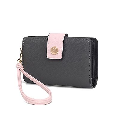 MKF Collection Shira Color Block Women’s With Wristlet Wallet By Mia K