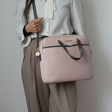 Mkf Collection Rose Women's Laptop Case, Briefcase By Mia K