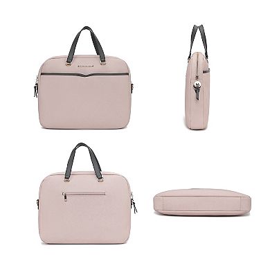 Mkf Collection Rose Women's Laptop Case, Briefcase By Mia K