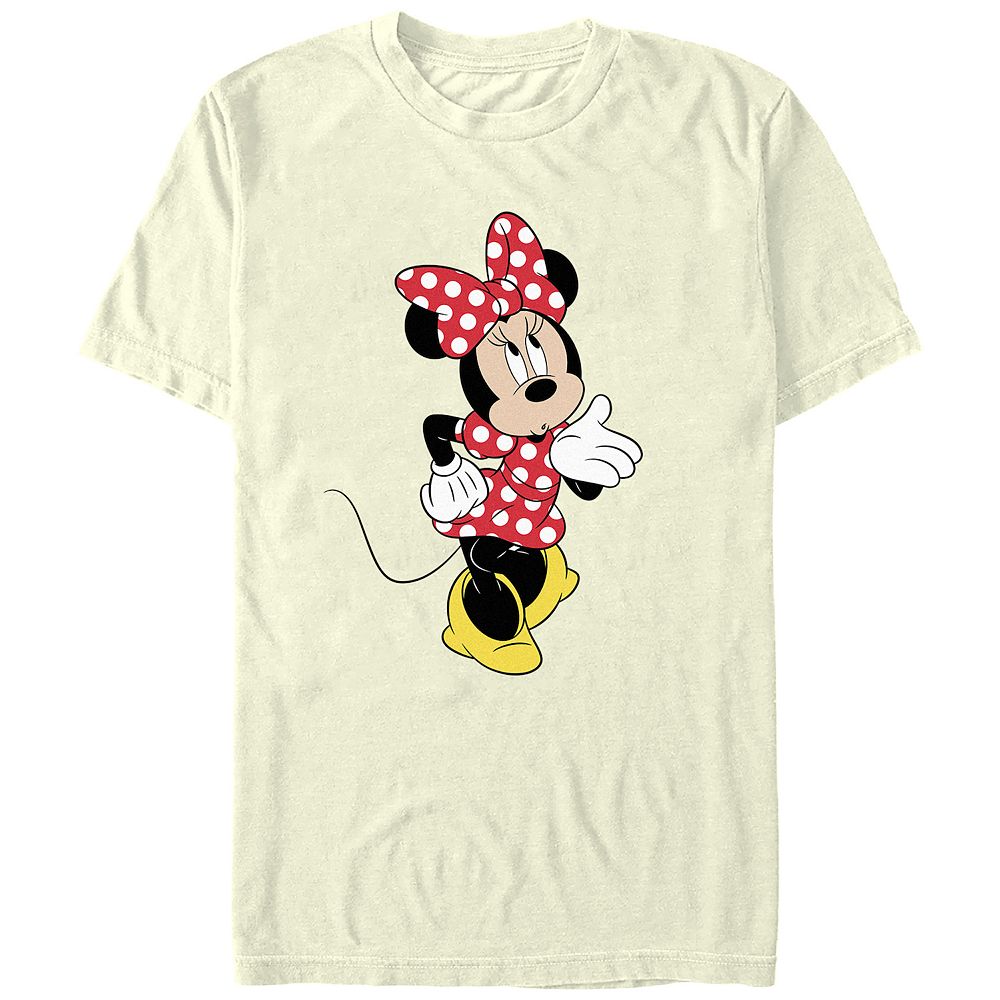 Disney's Minnie Mouse Blowing A Kiss Juniors' Graphic Tee