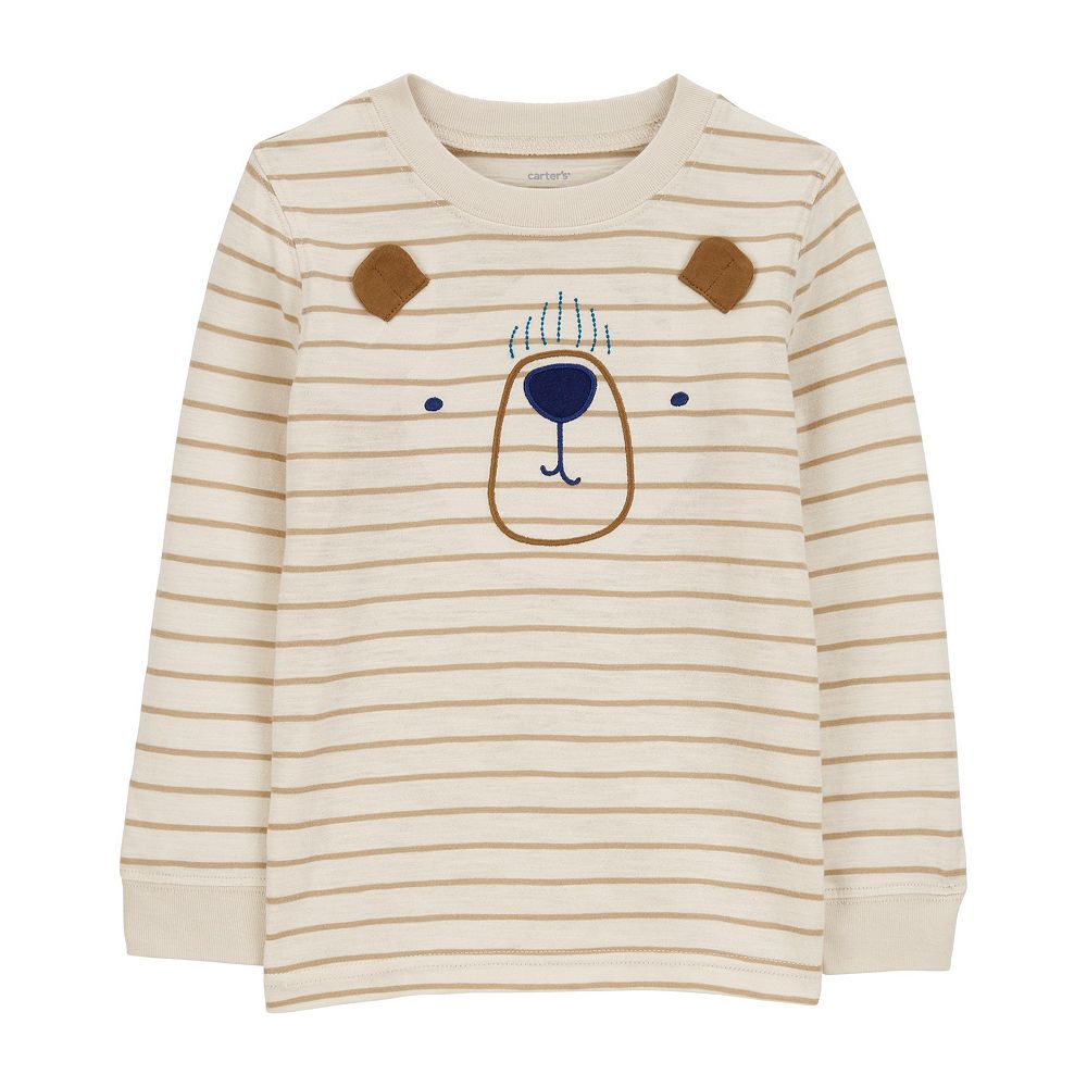 Toddler Boy Carter's Bear Striped Graphic Tee
