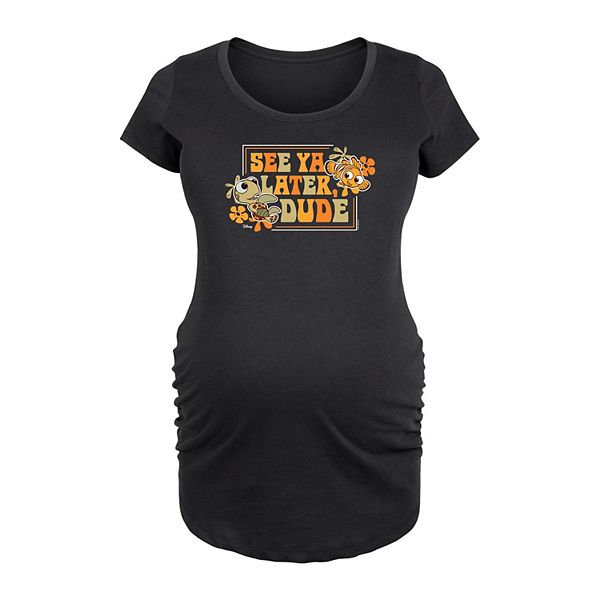 Disney / Pixar's Finding Nemo Maternity See Ya Later Dude Graphic Tee