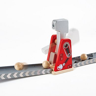 Hape 59-pc. Wooden Domino Ball Set: Mighty Hammer