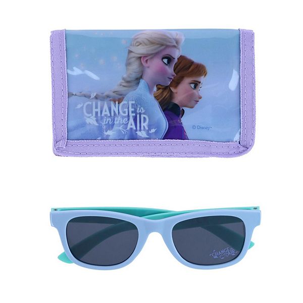 Kid's Disney Frozen Ii Anna And Elsa Wallet And Sunglasses Set