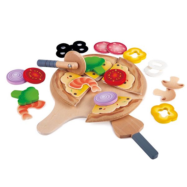 Hape Kitchen Food Perfect Pizza Playset