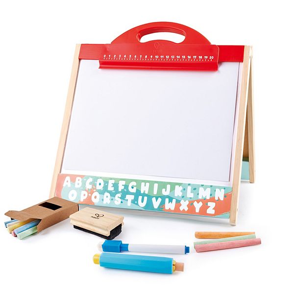 Hape Double-Sided Store & Go Tabletop Easel